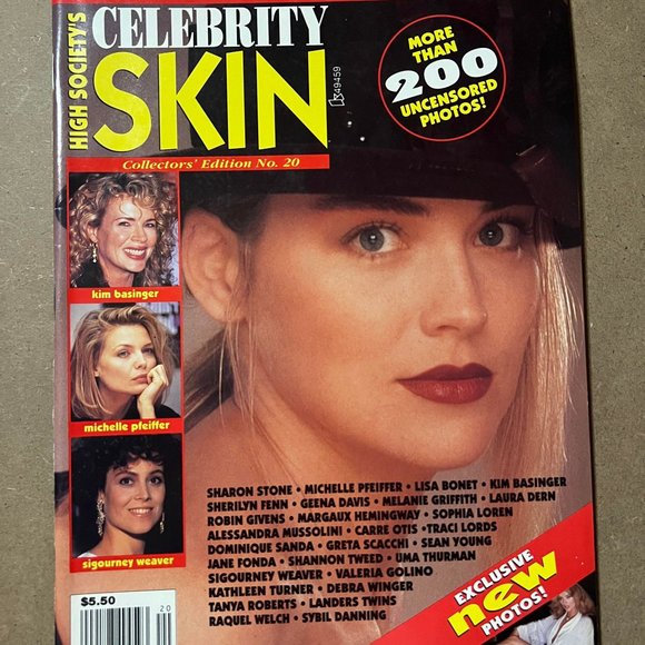 Other | Celebrity Skin Adult Magazine High Society Collectors Edition ...